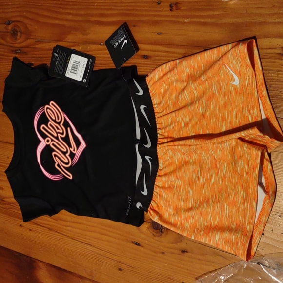 Nike | Matching Sets | Nwt Nike Girls Sz 6 Outfit Short And Tee | Poshmark